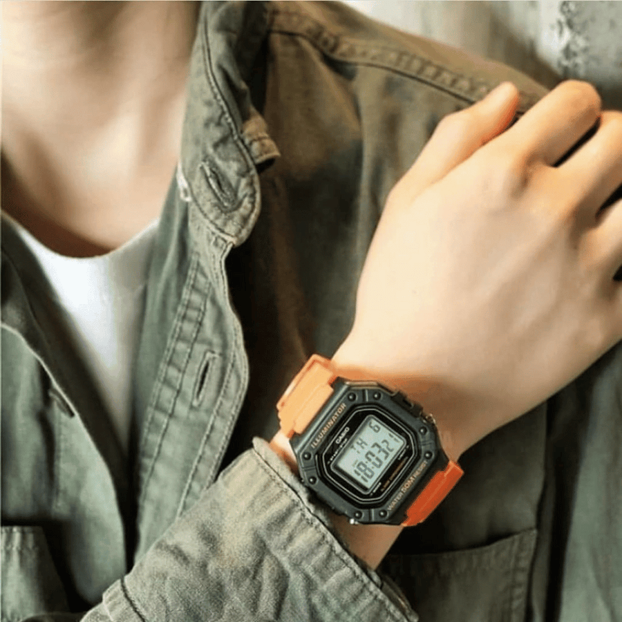 Casio • W218H-4B2V • Classic – Montres Big Time Watches