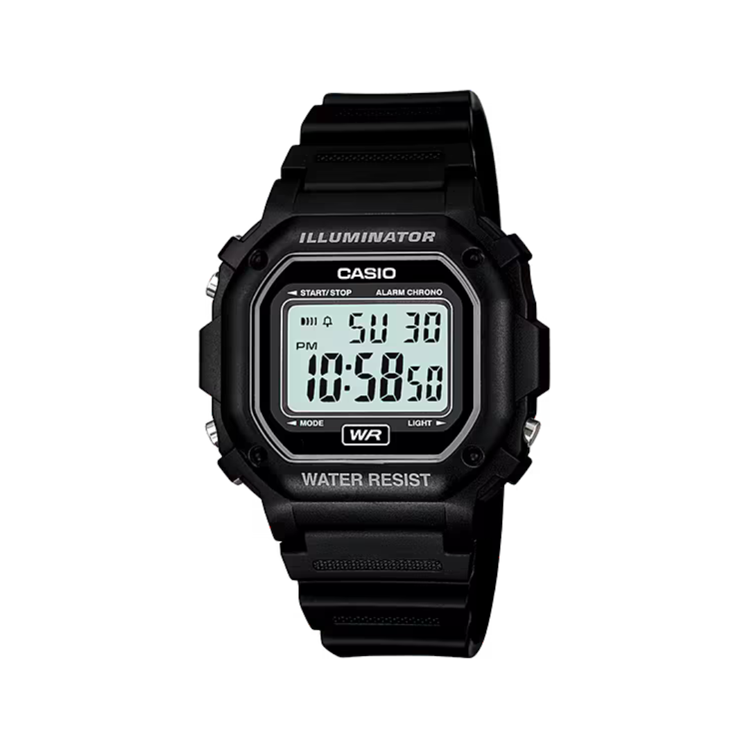 Casio • F108WH-1A • Classic Digital – Montres Big Time Watches