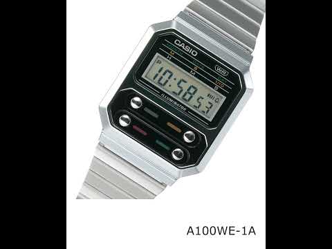 Casio • A100WE-1A • Vintage – Montres Big Time Watches